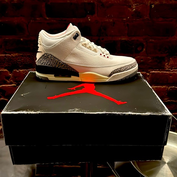 Jordan | Shoes | Nike Air Jordan 3 White Cementreimagined 223 | Poshmark